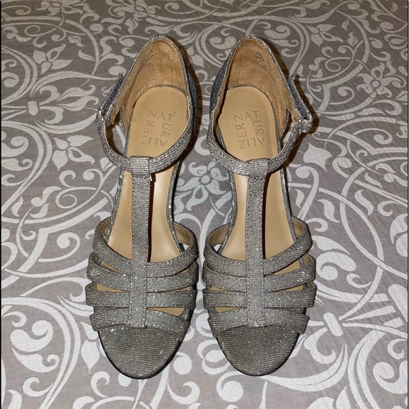 Naturalizer | Shoes | Gorgeous Naturalizer Sparkly Silver Color Sandals ...